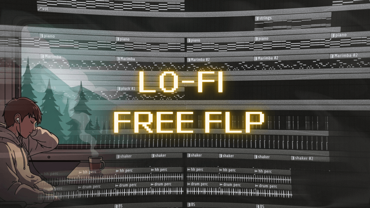 [FREE FLP] Dreamy Lo-Fi Chill Project in FL Studio - Buymeacoffee