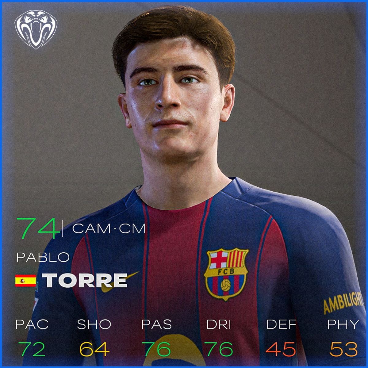 Pablo Torre Face For FC25 - Buymeacoffee