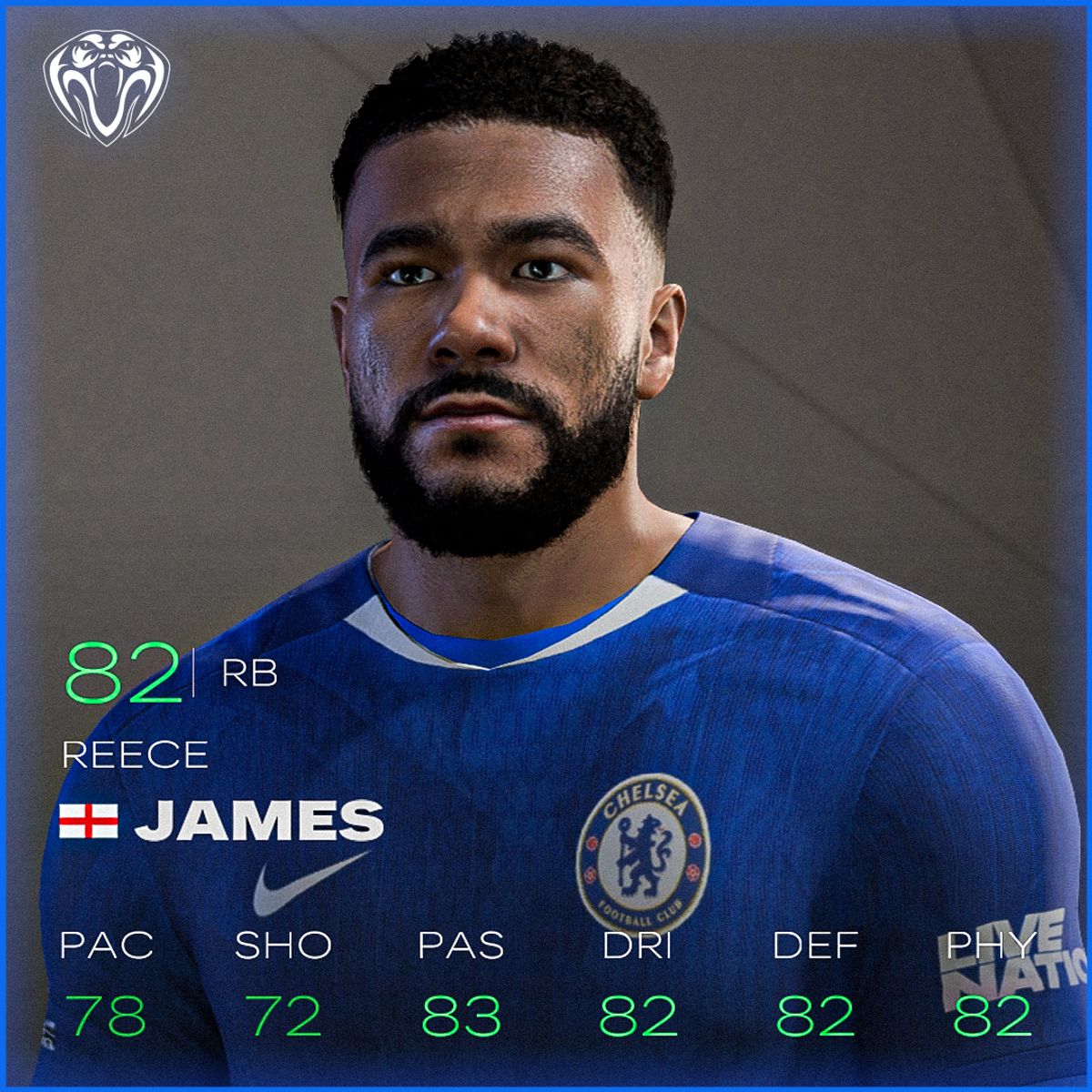 Reece James Face For FC25 - Buymeacoffee