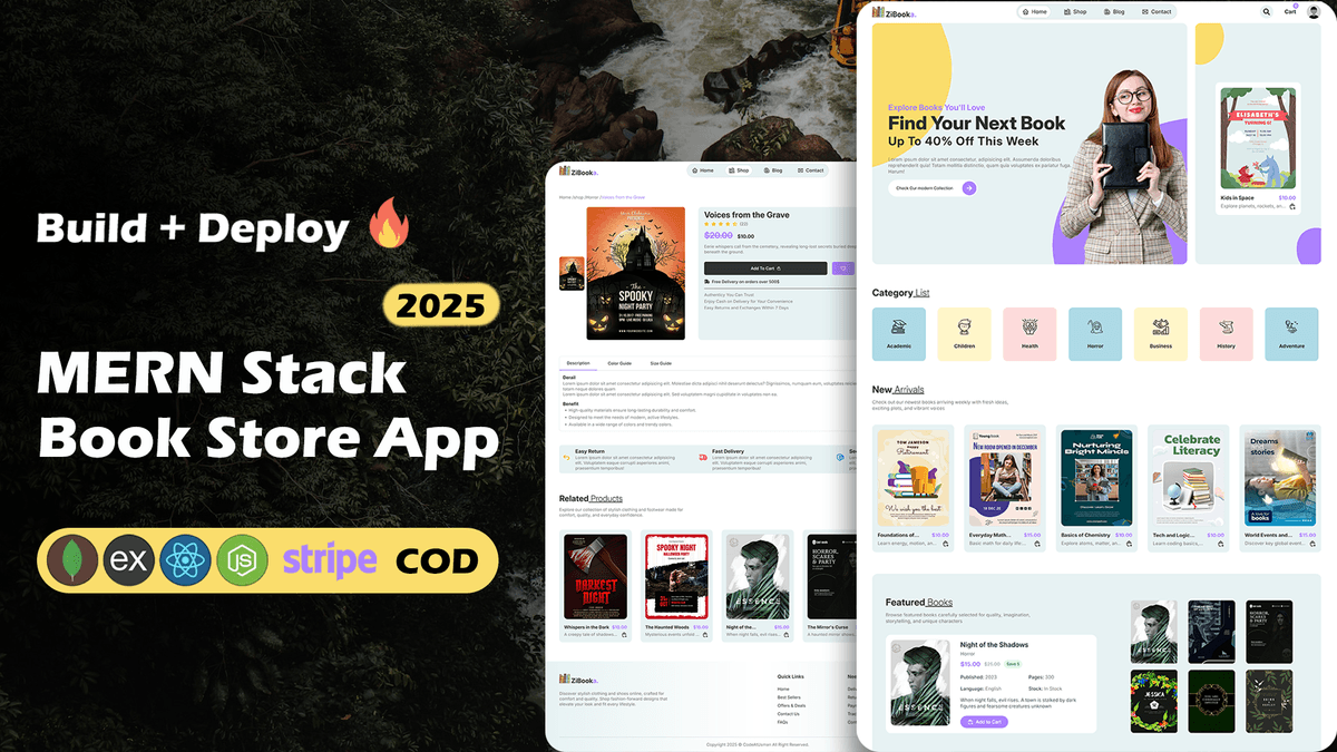 Zibooka MERN Stack CRUD App with ADMIN Panel [Source Code] - Buymeacoffee