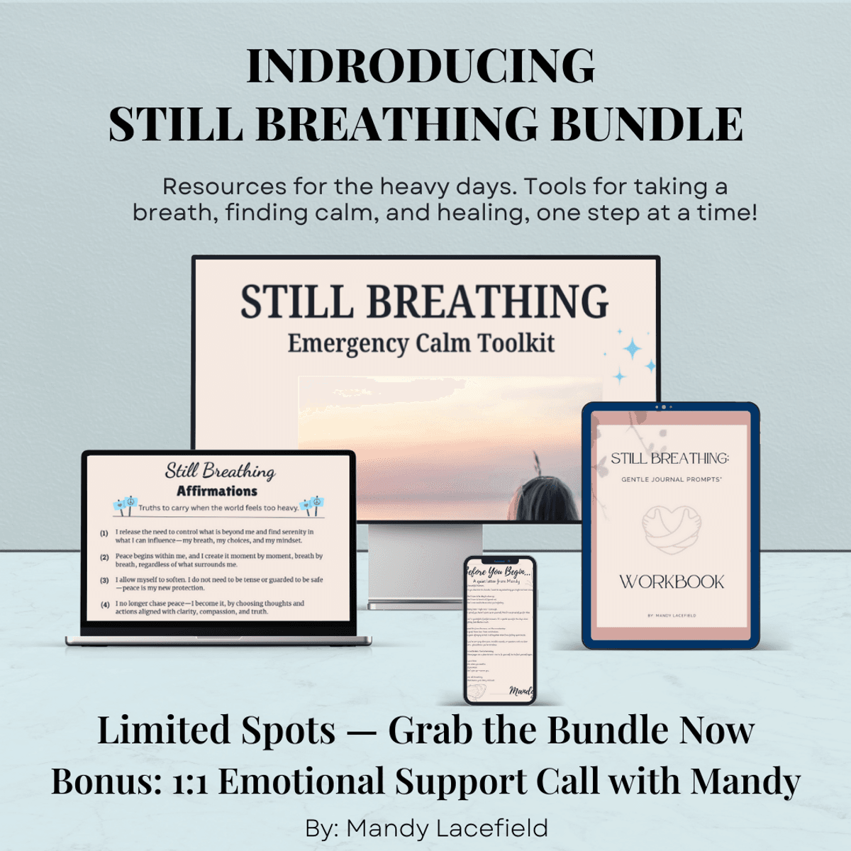 Still Breathing Calm Bundle + 1:1 Support Call (PDFs) - Buymeacoffee