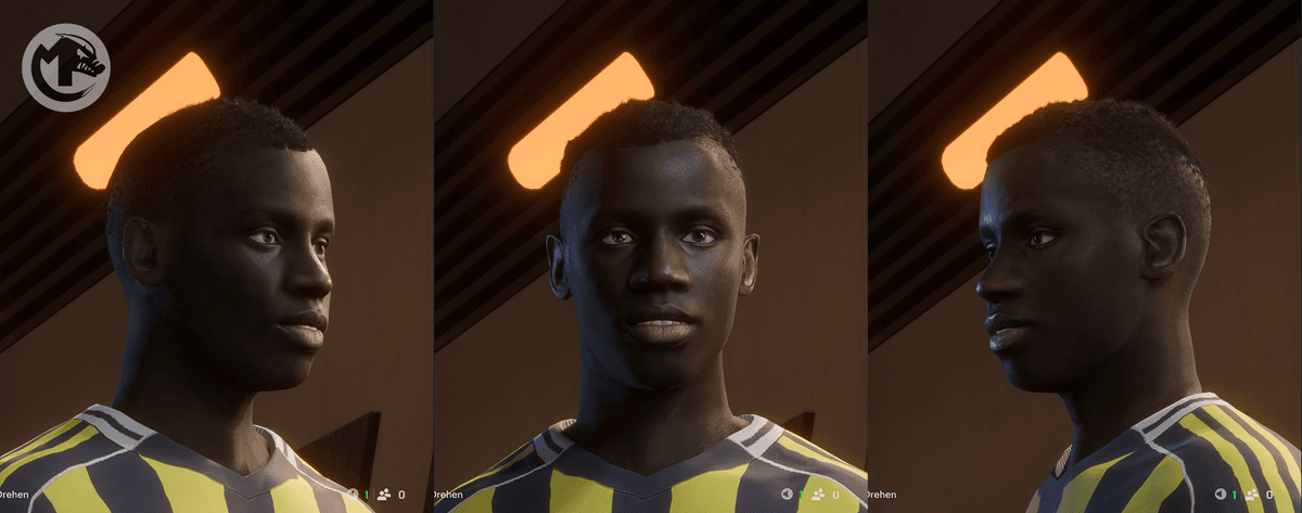 Abdou Aziz Fall | Fenerbahce | EAFC25 Face - Buymeacoffee