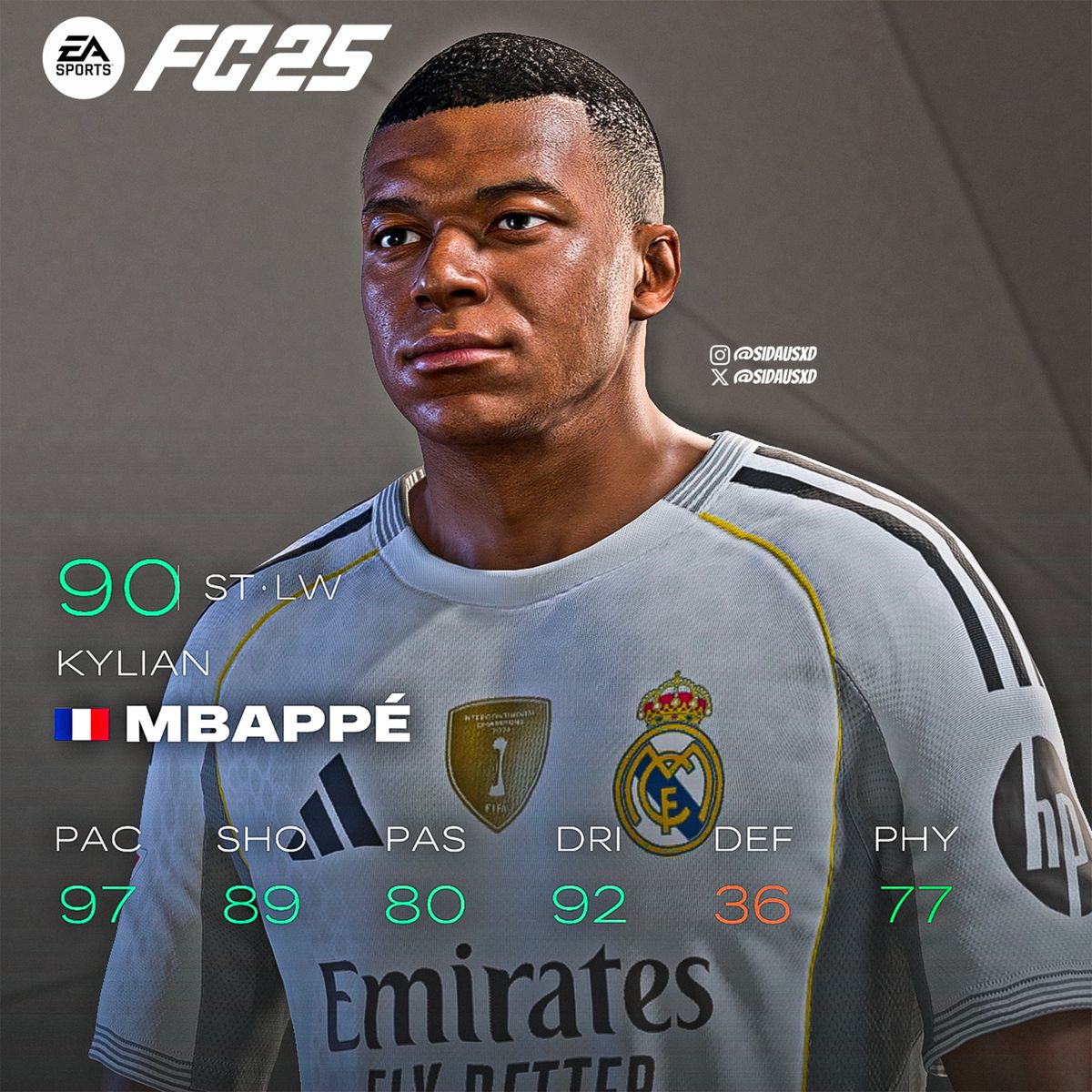 [FC26-FC25] Kylian Mbappé + (with Mask) - Buymeacoffee