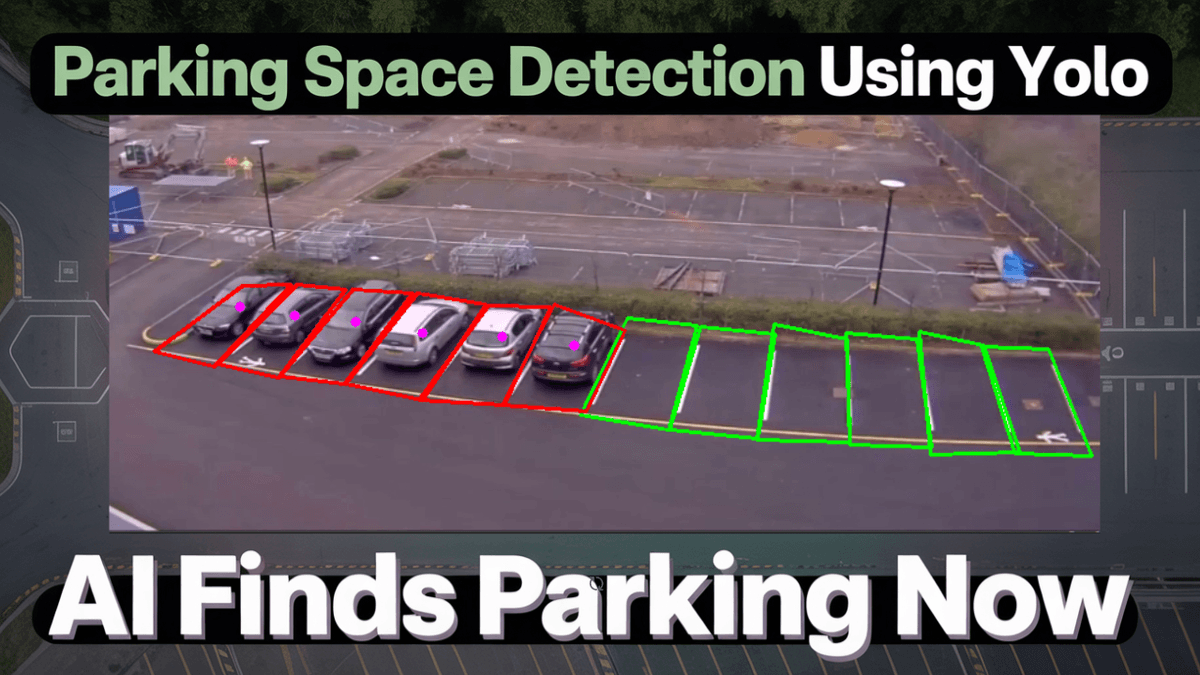 Real-time parking spot detection using YOLOv8 | yolov8 parking space ...