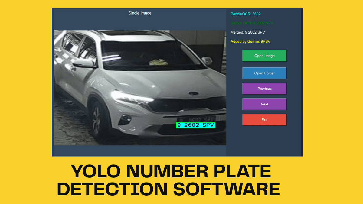 License Plate Detection with YOLO in Tkinter - Buymeacoffee