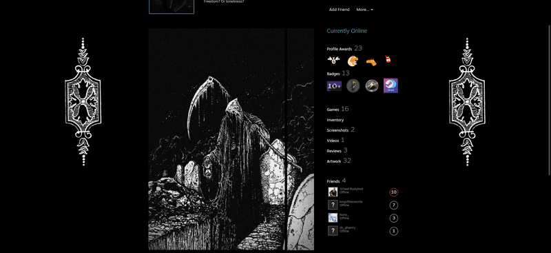 altered space hand flowers steam profile. - Buymeacoffee