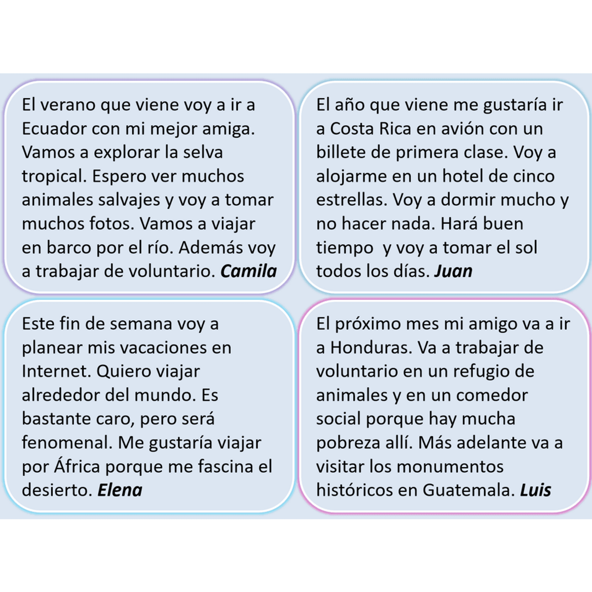 Claro 2 unit 2.6 - ¡El verano que viene vamos a flipar! - Buymeacoffee