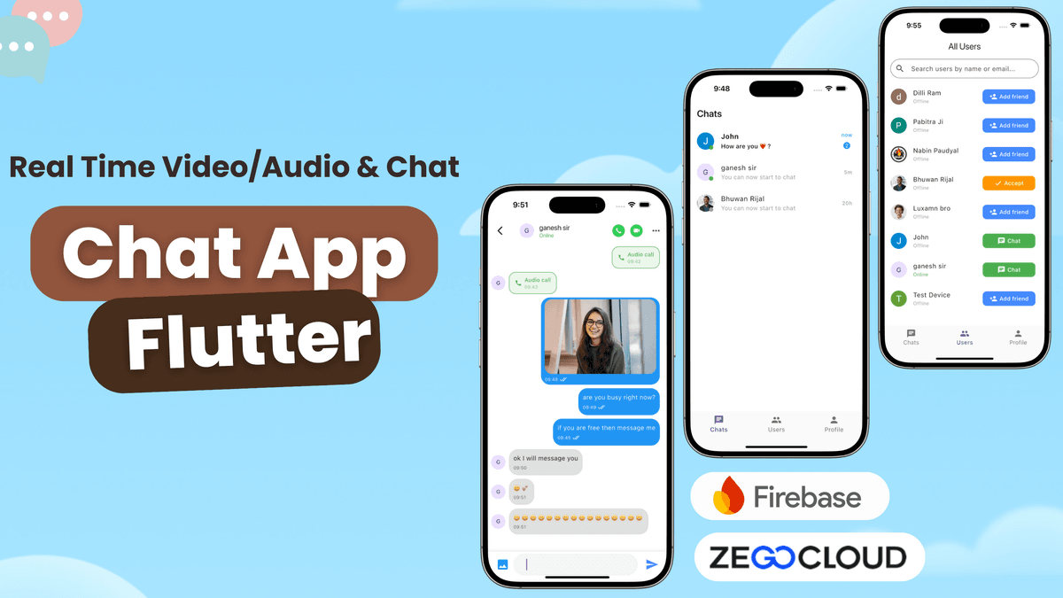 Flutter Chat App with Firebase - Buymeacoffee