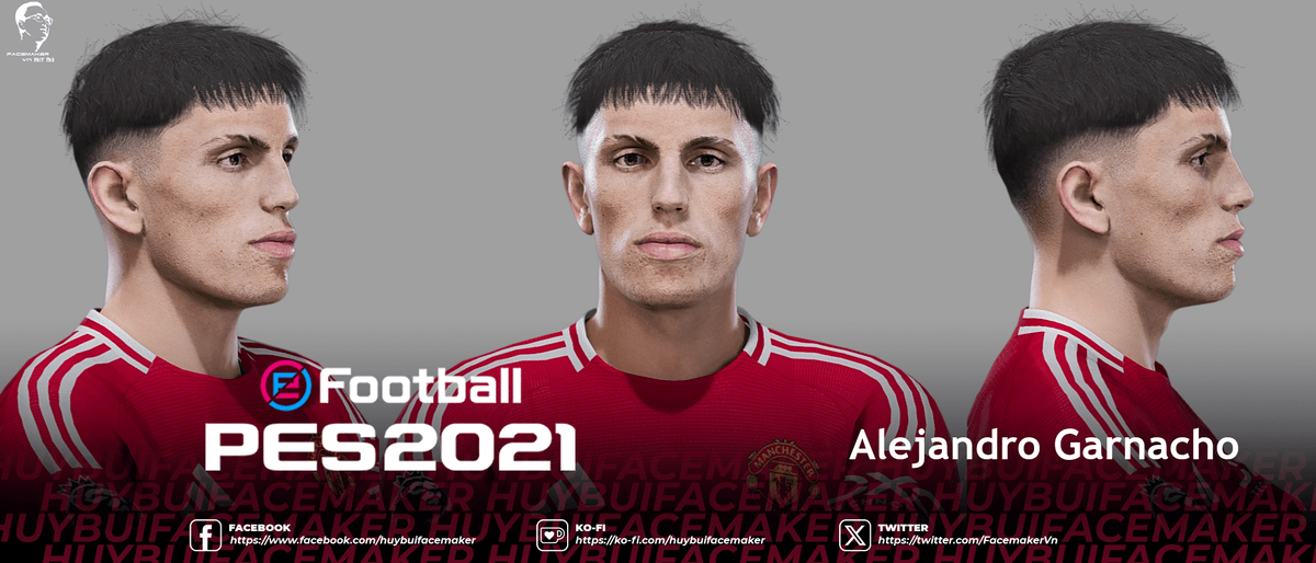 PES 2021 Alejandro_Garnacho_by HUYBUI - Buymeacoffee