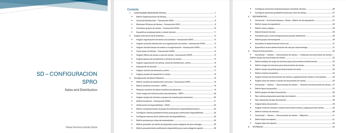Guia de Configuracion SAP SD - SPRO con captura de Pantallas (PDF ...