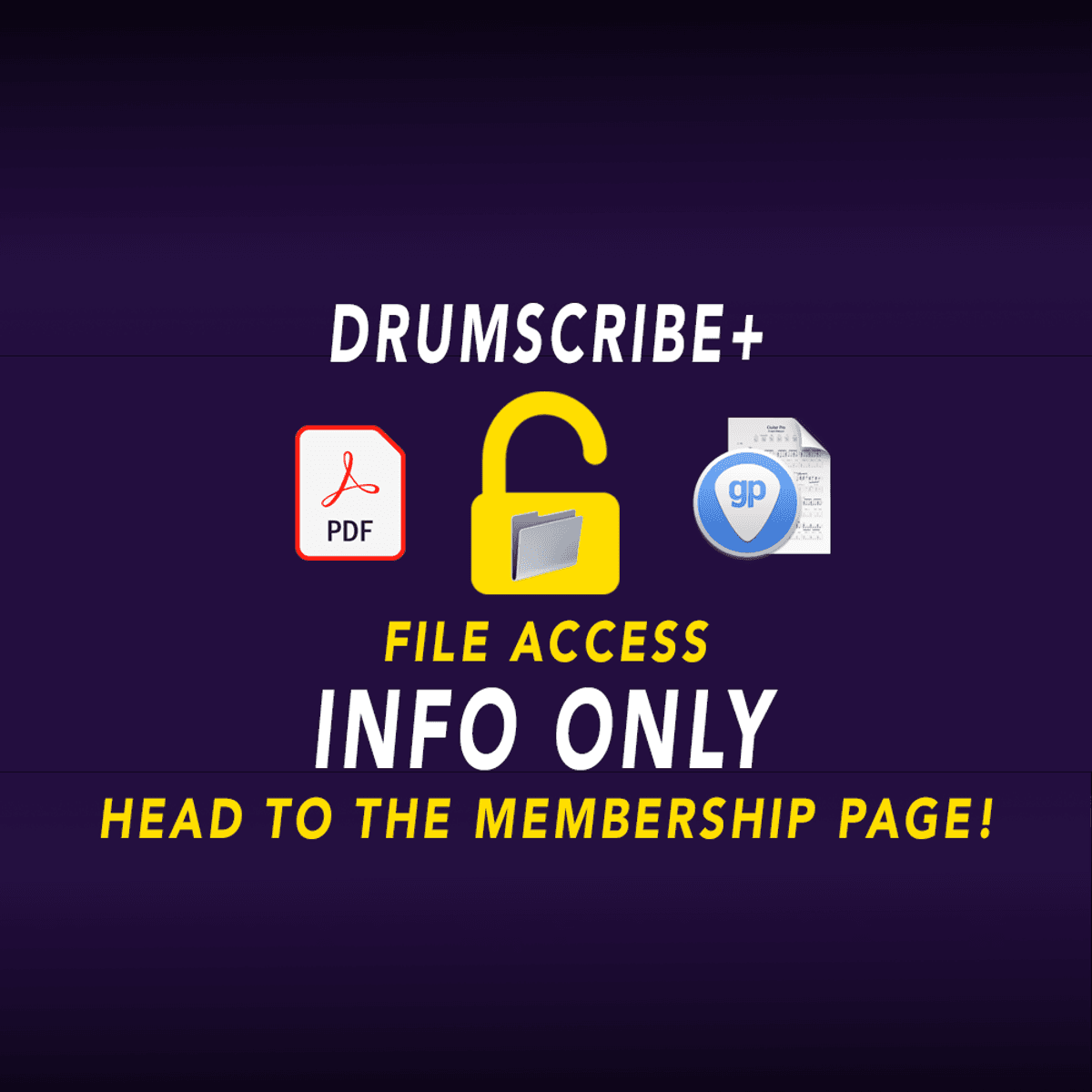 INFO ONLY - How to Access All Files (Head to the Membership Page ...