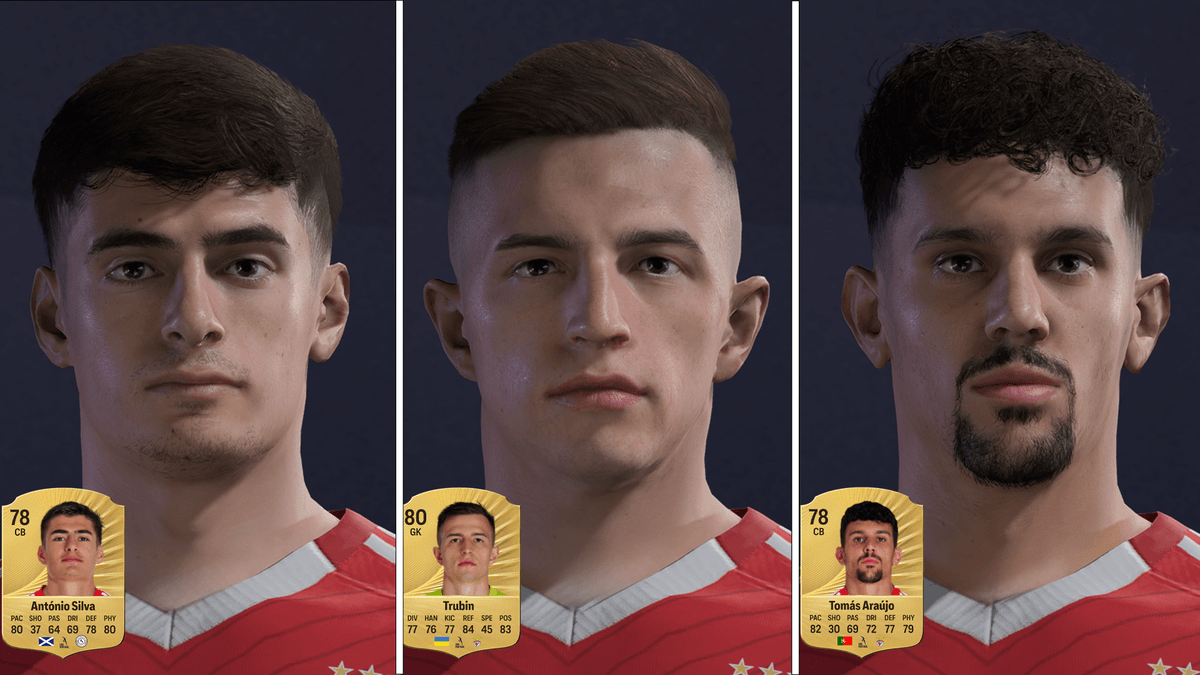 [NEW] SC Benfica (2025) Face Pack - [FC 25][MESHES & TEXTURES ...