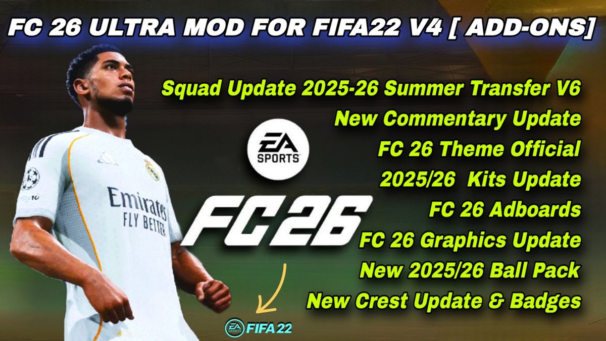 FC 26 ULTRA MOD V4.0 FOR FIFA 22 - Buymeacoffee