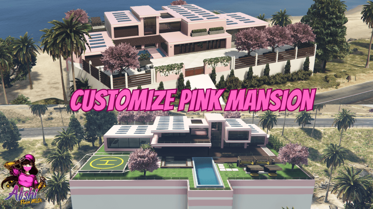 Customize Pink Mansion - Buymeacoffee