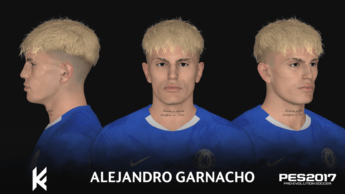 Alejandro Garnacho by Kodigo Facemaker (PES 2017) - Buymeacoffee