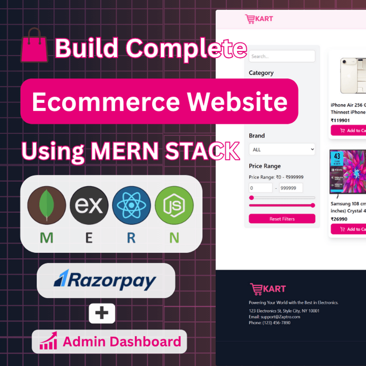 Mern Stack Ecommerce Website - Buymeacoffee