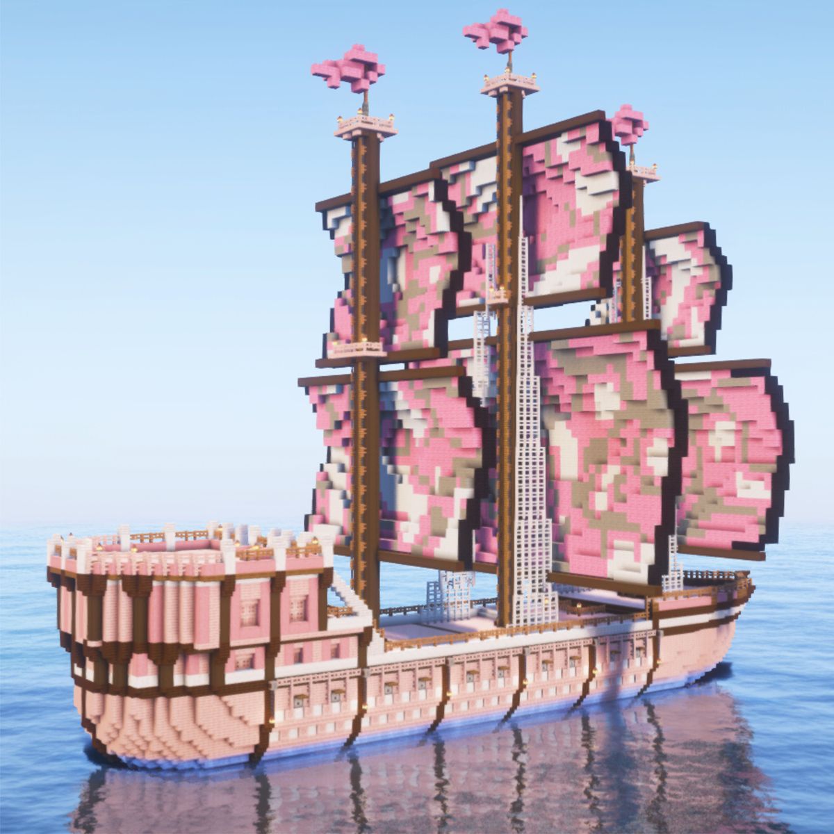Cherry Blossom Ship - Buymeacoffee