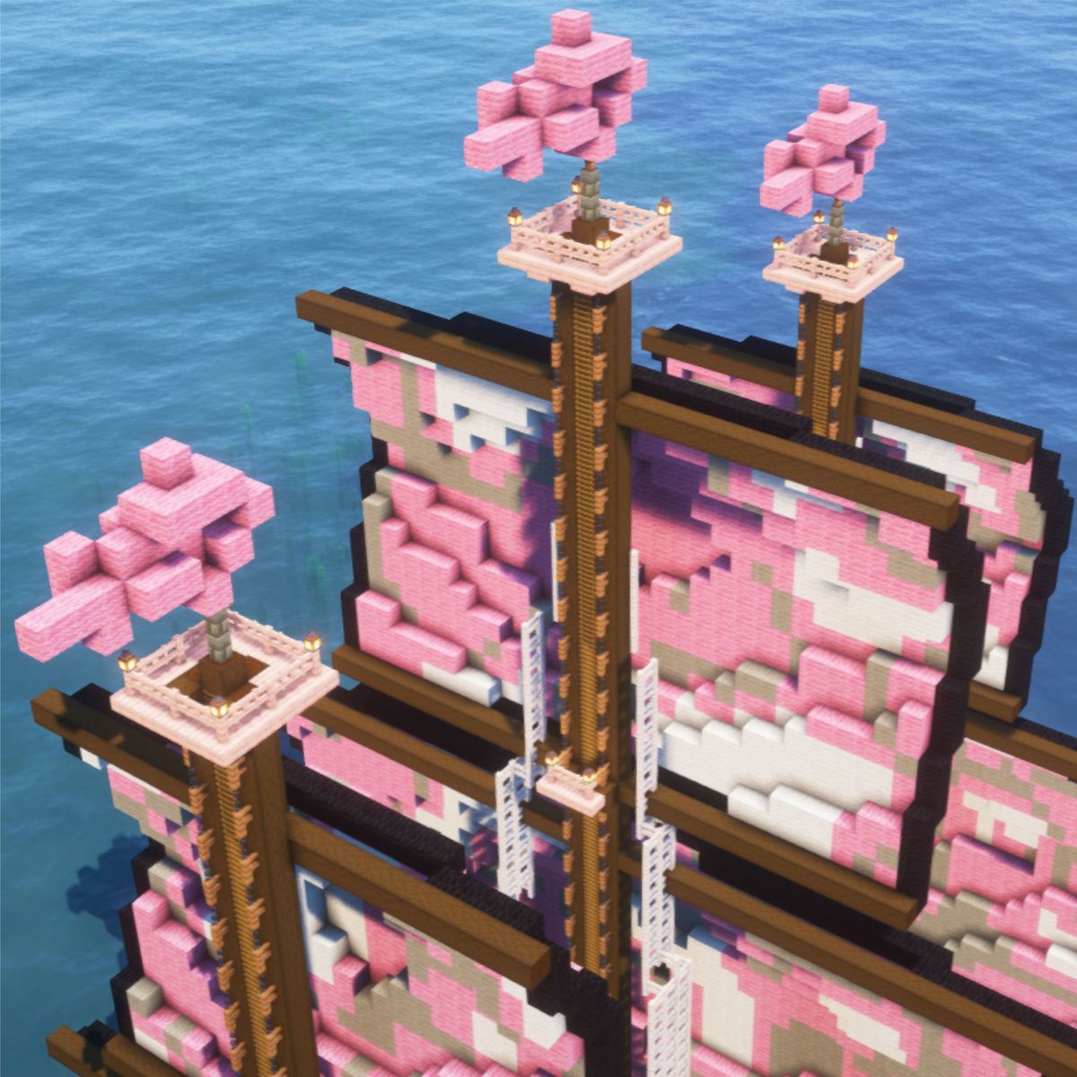 Cherry Blossom Ship - Buymeacoffee