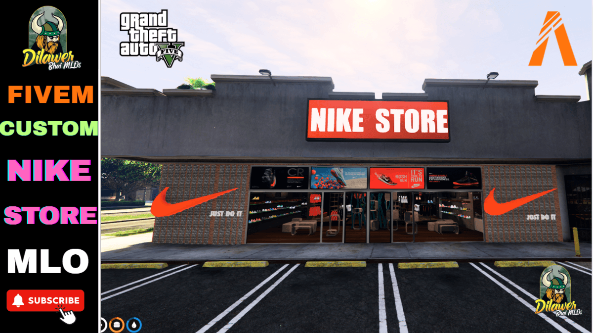 Fivem Custom Nike Store Gta 5 Nike store secret bunker Fivem gang villa ...