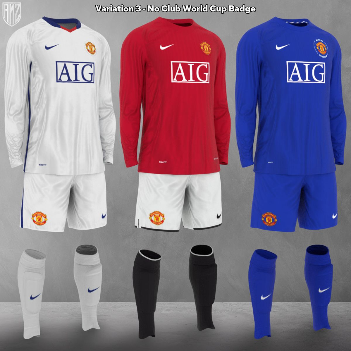 [FC26] Manchester United Kits 2009 + BPL Badge + CWC Badge + Kitnumber ...