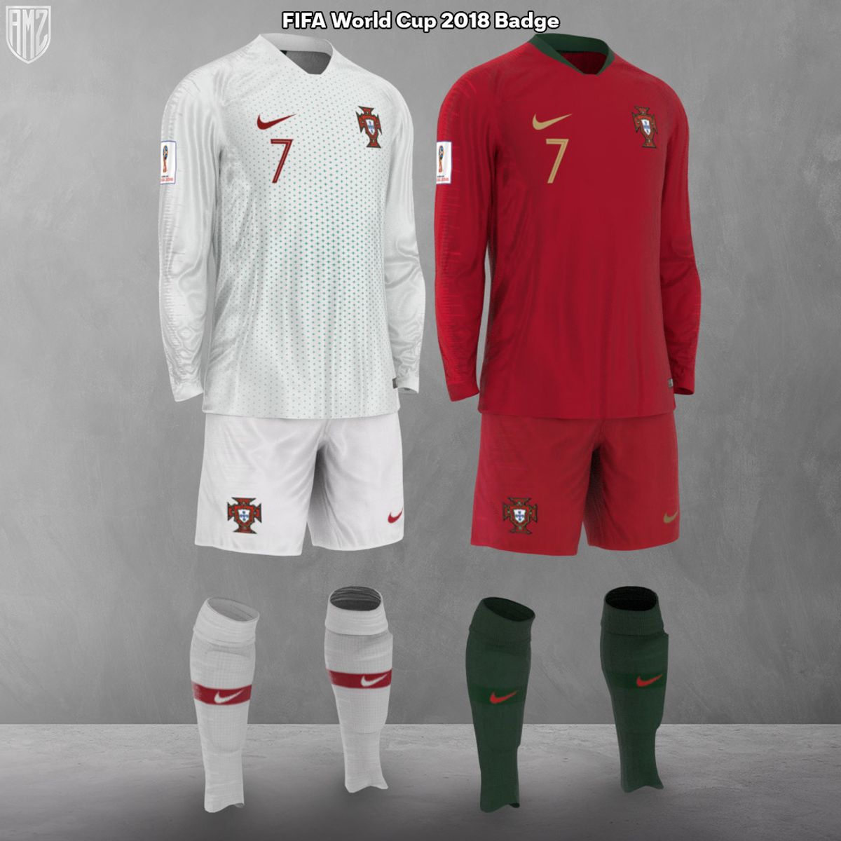 [FC26] Portugal Kits 2018 + FIFA World Cup 2018 Badge + Kitnumber ...