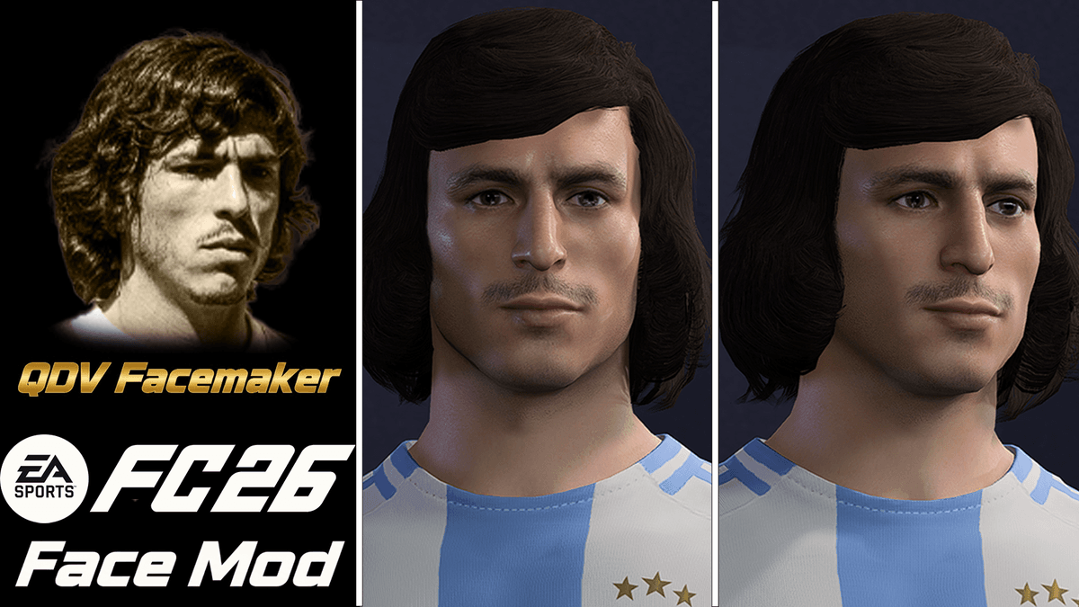 [CLASSIC] Daniel Passarella Face Mod - [FC 24/25/26][FIFA 23 ...