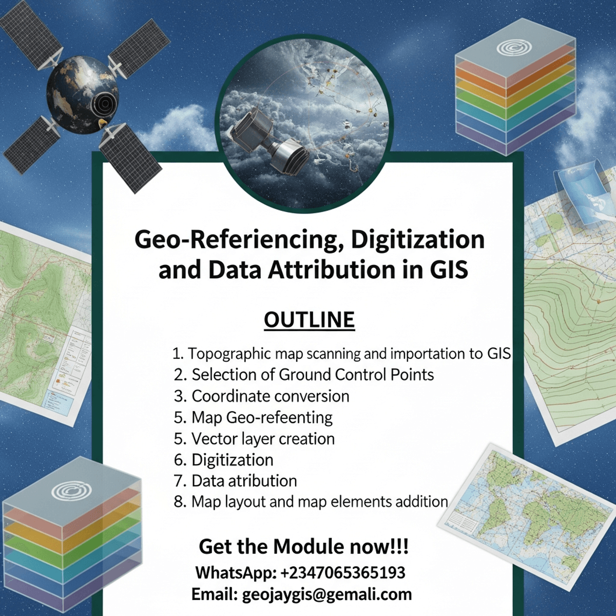 Geo-Referencing, Digitization and Data Attribution in GIS - Buymeacoffee