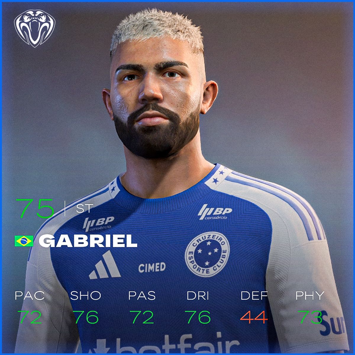 Gabriel Barbosa Face For FC26 - Buymeacoffee