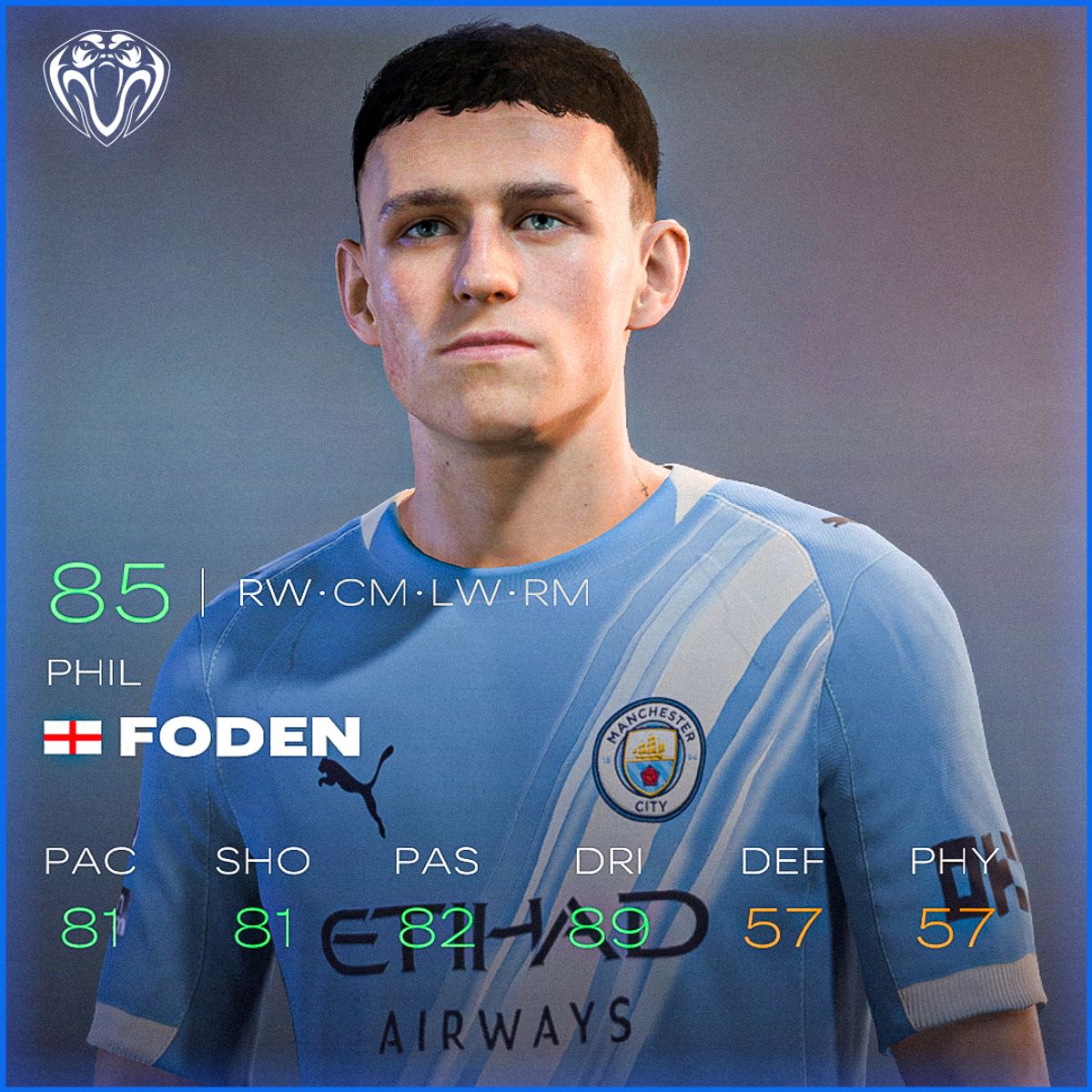 Phil Foden Face For FC26 - Buymeacoffee