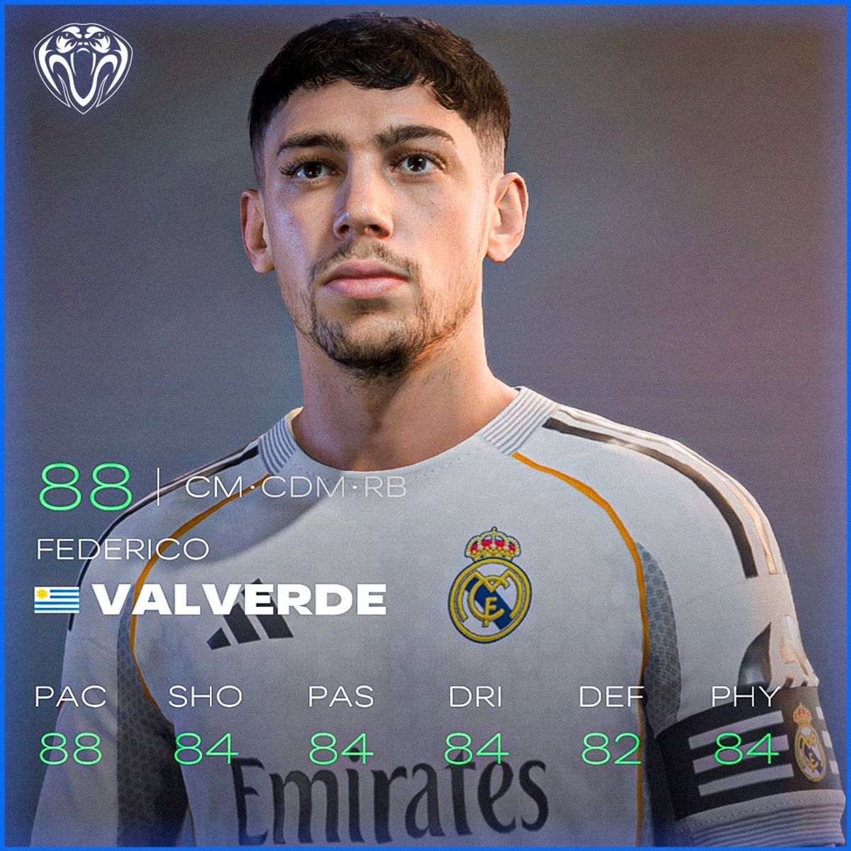 Federico Valverde Face For FC26 - Buymeacoffee