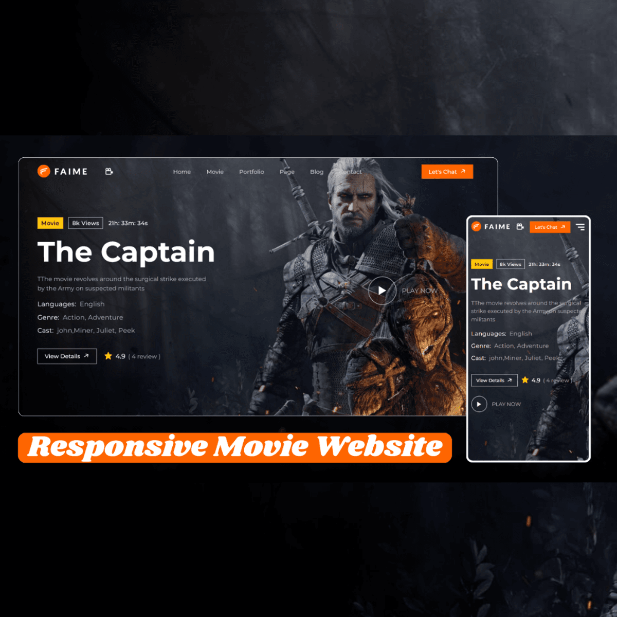 Responsive Movie Ticket Booking Website Using HTML CSS & JavaScript ...