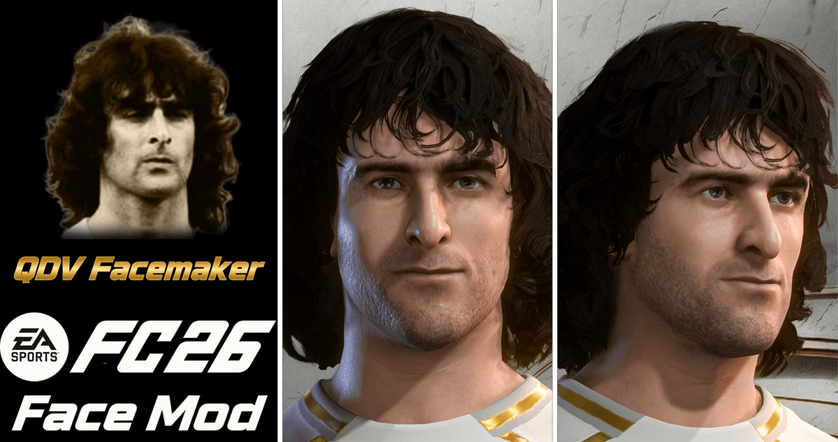 [CLASSIC] Mario Kempes Face Mod - [FC 24/25/26][FIFA 23] - Buymeacoffee