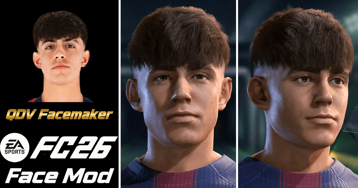 [NEW] Marc Bernal Face Mod - [FC 24/25/26][FIFA 23][FREE] - Buymeacoffee