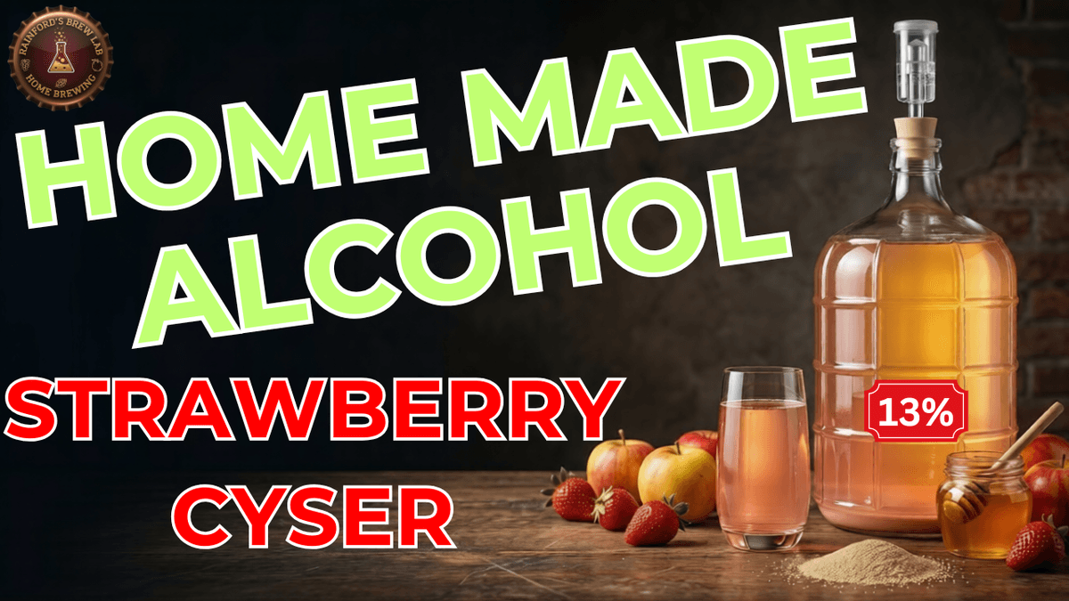 🍯 LAB SHEET: STRAWBERRY CYSER — 13.3% ABV - Buymeacoffee
