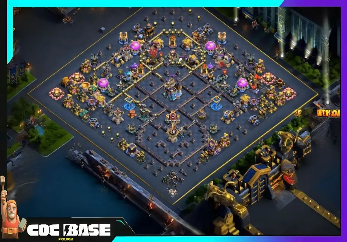 Updated TH18 War Base Link 2026 Premium Anti 3 Star Diamond Layout ...