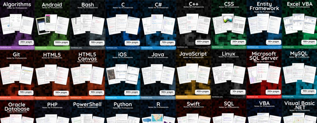 GoalKicker Books is creating your custom programming books for you to easily learn in 2022